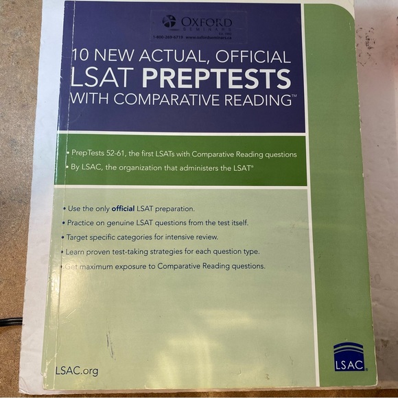 Other | Official Lsat Preptests Book | Poshmark
